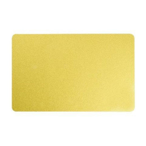 Gold PVC ID Card (CR80/Credit Card Size, 2.13" x 3.38") - IDenticard Canada