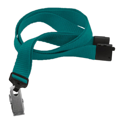 Safety 5/8" Breakaway Lanyard with Nickel-Plated Steel Bulldog Clip ...
