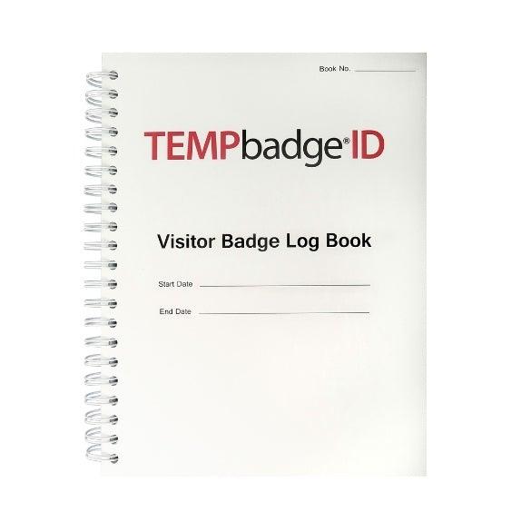 TEMPbadge® Non-Expiring Visitor Badge Log Book (500 badges ...