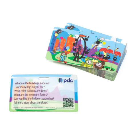 Pediatric Cards for Healthcare Providers, 25 Fair-Themed Cards ...