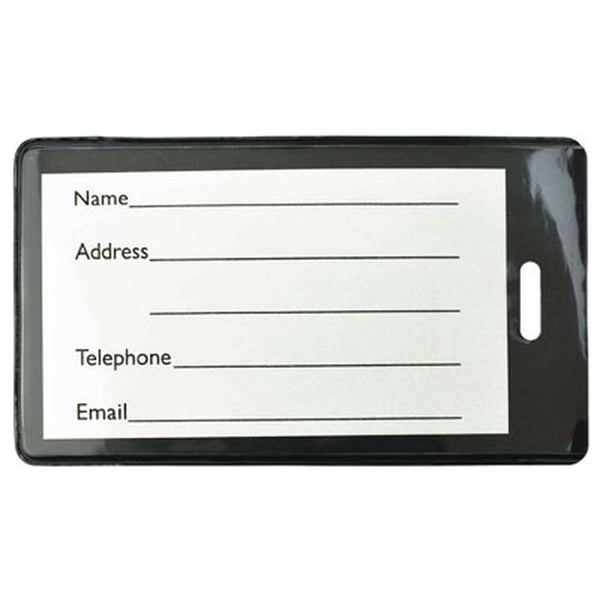 Various Colored Semi-Rigid Plastic Luggage Tag Holder | Order at ...