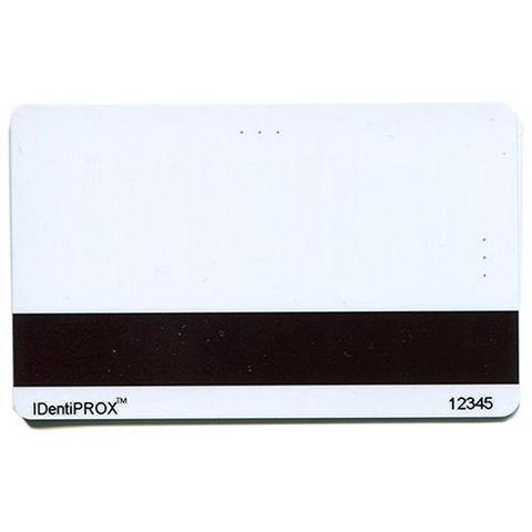 IDentiPROX™ 60/40 Composite Proximity Card, 1/2" HICO Magnetic Stripe ...