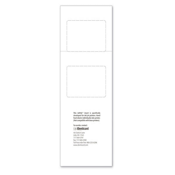 Single-Core JetPak™ ID Card (2.13" x 3.38", no slot) - IDenticard Canada