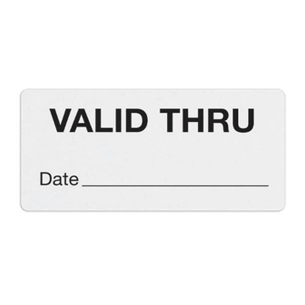 7-day expiring token front (handwritten) with printed "VALID THRU ...