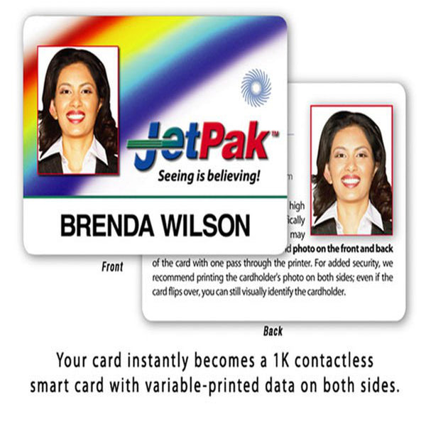 SMART Insert for Dual-Sided IDentiSMART ID Cards (CR80-Credit Card Siz ...